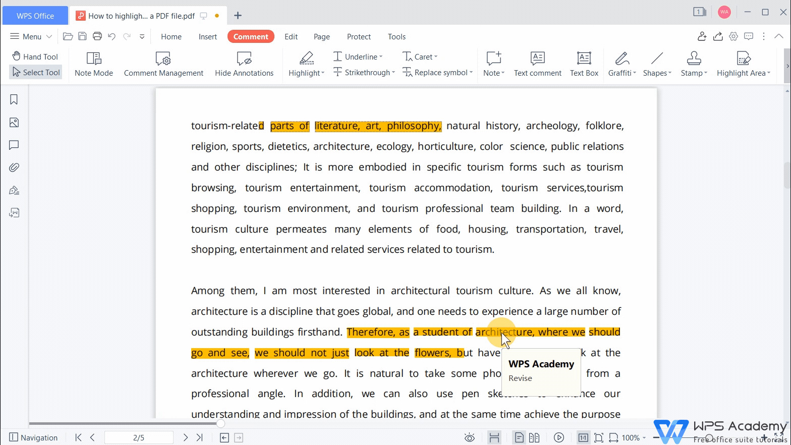 How to add annotations to PDF files | WPS Office Academy