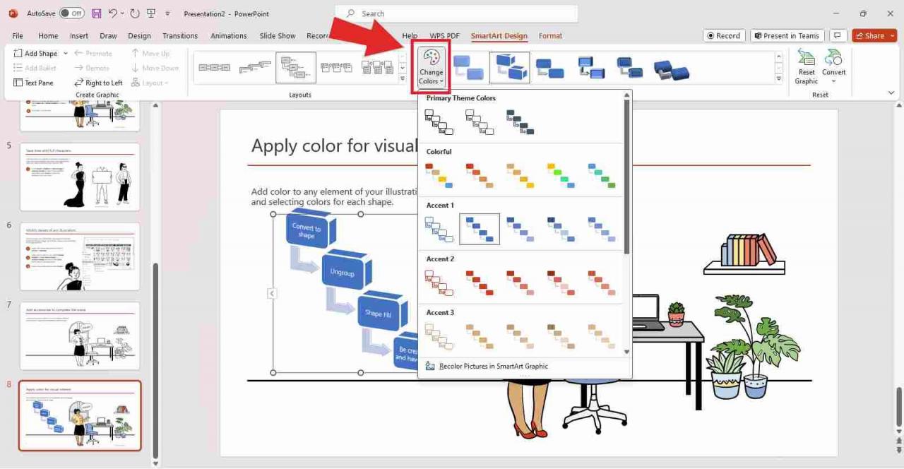 How to Create and Change Smartart in PowerPoint – A Comprehensive Guide