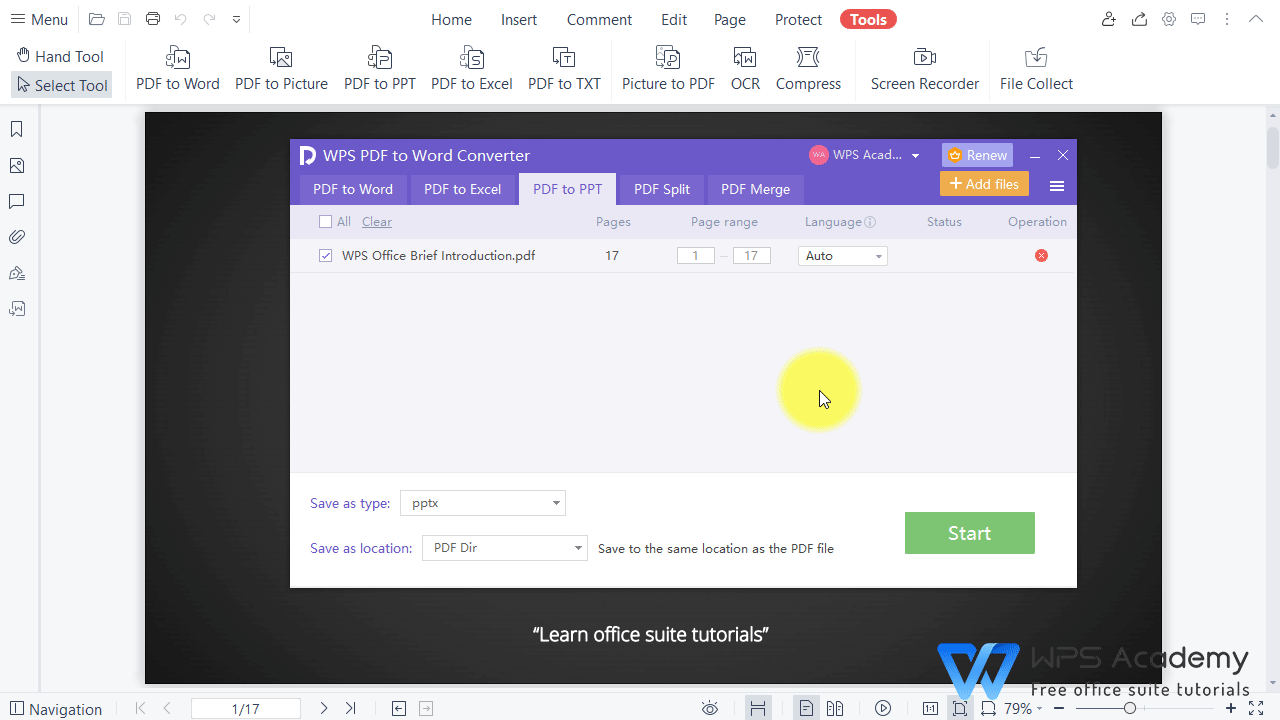 How To Convert PDF To PPT In WPS Office WPS Office Academy