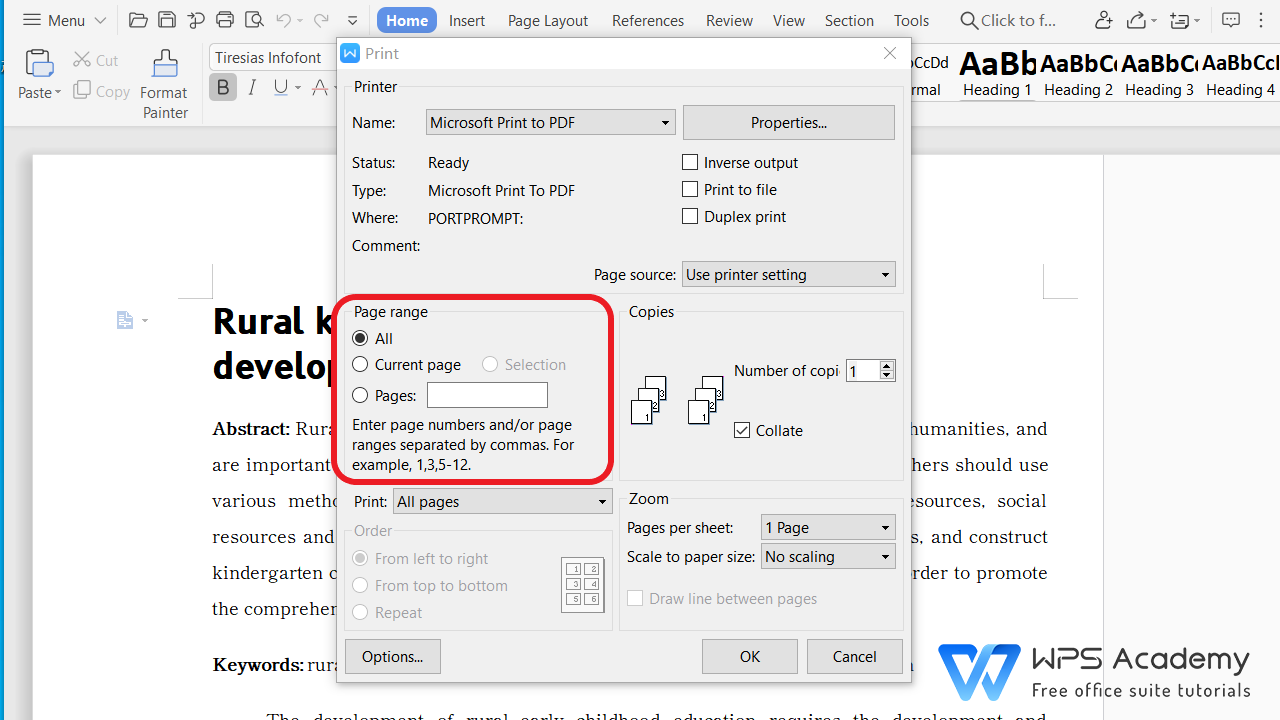 How Can We Print Files In WPS WPS Office Academy