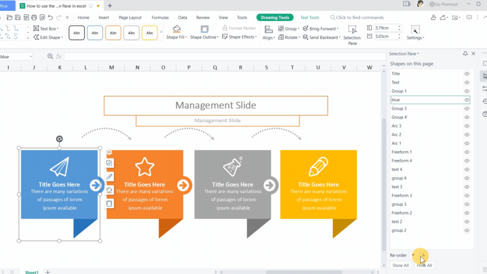 How To Use The Selection Pane In WPS Spreadsheet WPS Office Academy