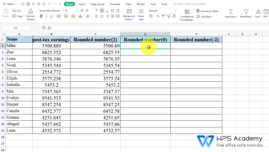 The ROUND function in Excel | WPS Office Academy