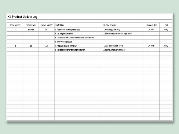 Excel project plan template free download for your business | WPS ...