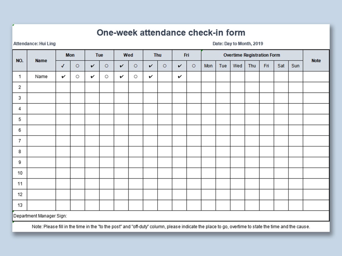 weekly schedule template excel free download 2022 | WPS Office Academy