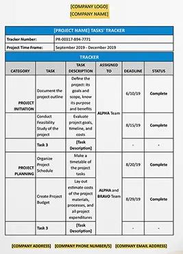 multiple project tracking template excel free | WPS Office Academy