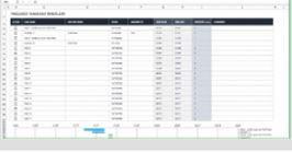 project tracking template excel free download | WPS Office Academy