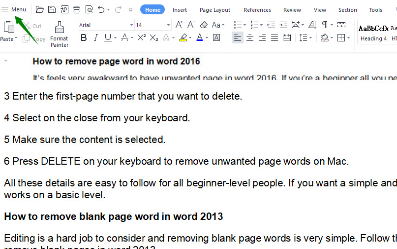 How To Delete The Page In Word Documents 2010 WPS Office Academy