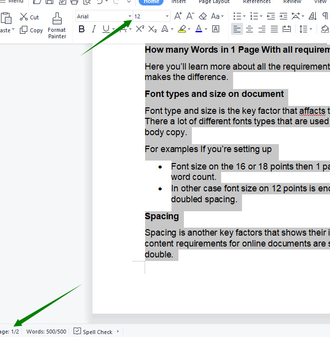 How To Write 1500 Words In Pages By Using Double Spaced WPS Office Academy