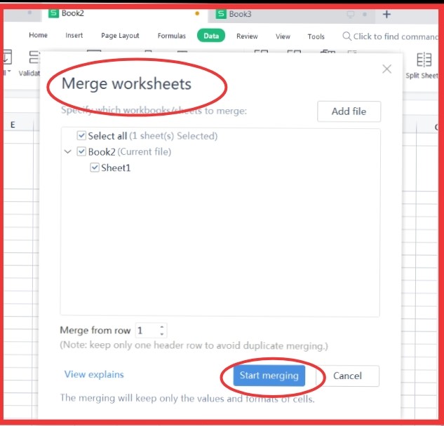 How To Combine Excel Files Into One Sheet The Easiest Way WPS 