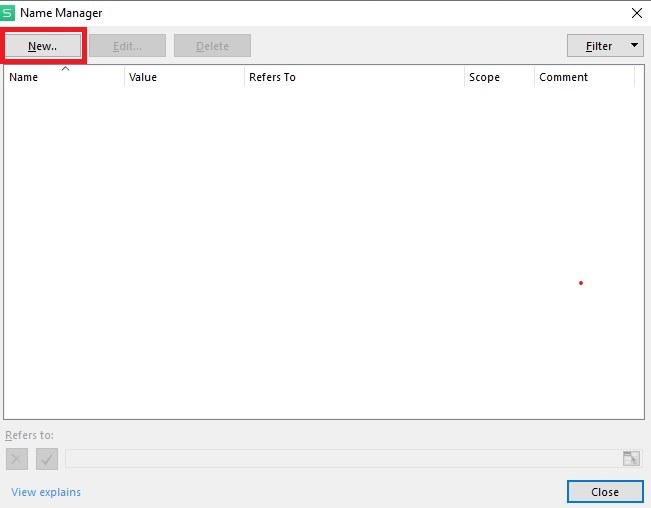 How To Make Excel Defined Name In Excel File Wps Office Academy