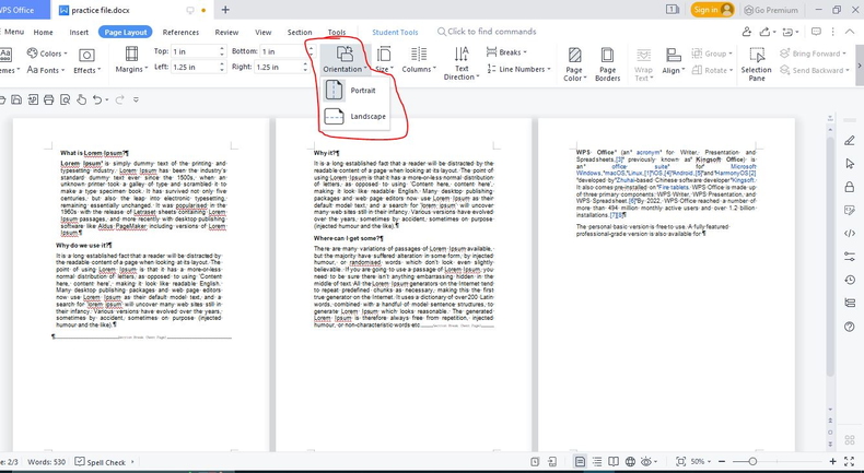 How To Change Orientation Of One Page In Word Mac WPS Office Academy