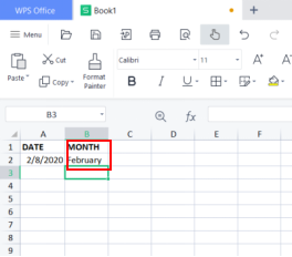 Easy steps to get week, day and month from date in excel | WPS Office ...