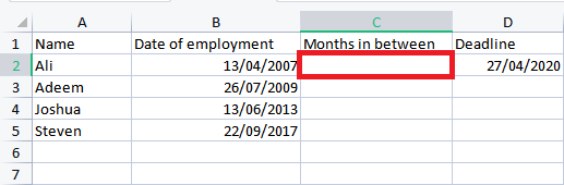 Count Months Between Dates In Excel WPS Office Academy