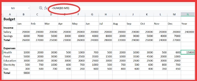 How To Calculate Monthly Budget In Excel WPS Office Academy