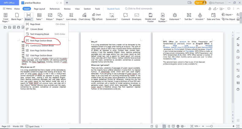 Make one page landscape word on mac | WPS Office Academy