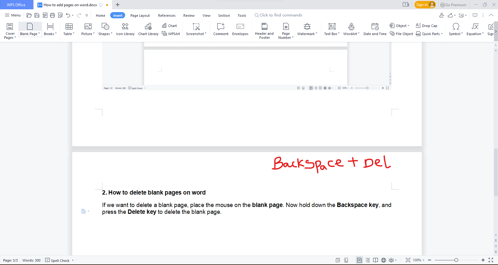 How to add pages in word | WPS Office Academy