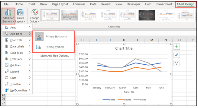 How To Add Axis Titles In Excel Chart Earn Excel