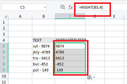 How to extract text from a cell in Excel (In Easy Steps) | WPS Office ...