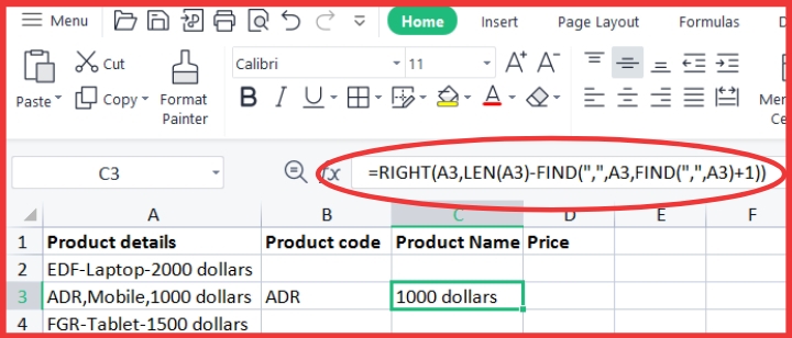 How To Split A Text With Specific Character In Excel WPS Office Academy