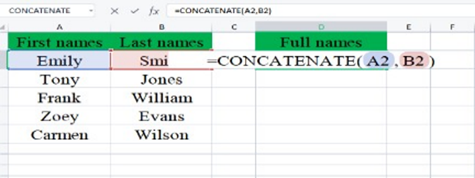 How To Use Excel Concatenate Function Excelinexcel