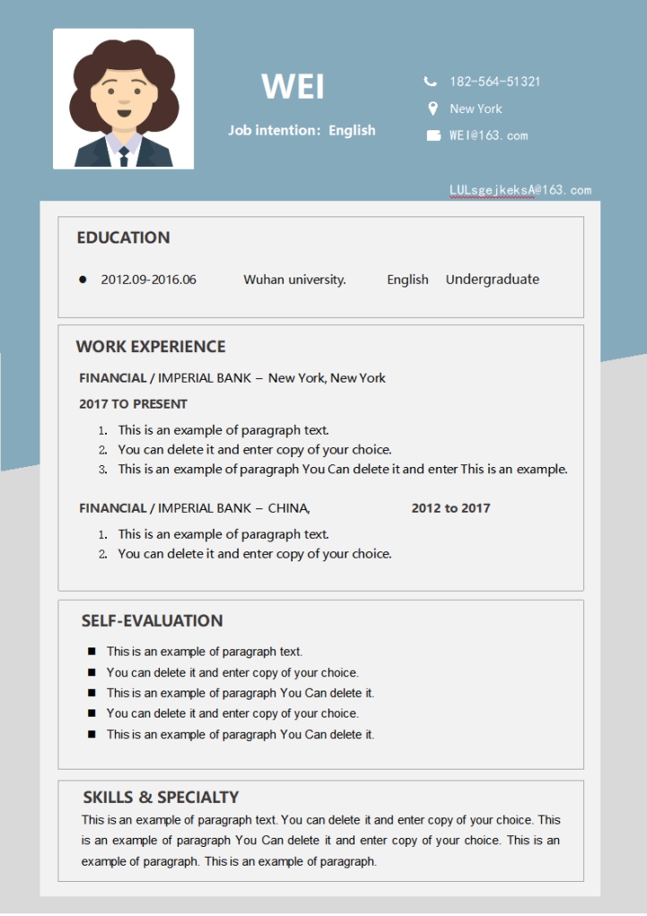 High School Resume Examples And Writing Ideas WPS Office Academy