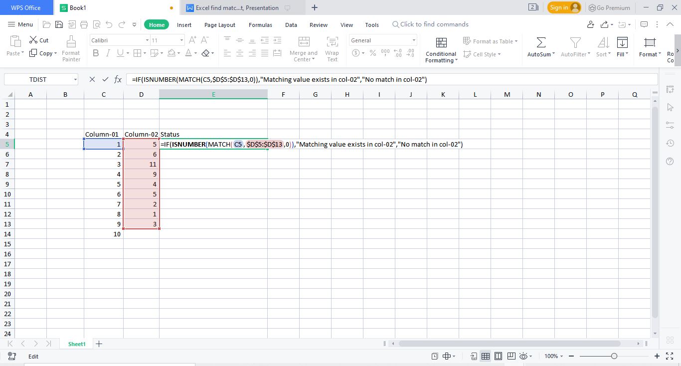 how-to-find-matching-values-in-two-columns-in-excel-wps-office-academy