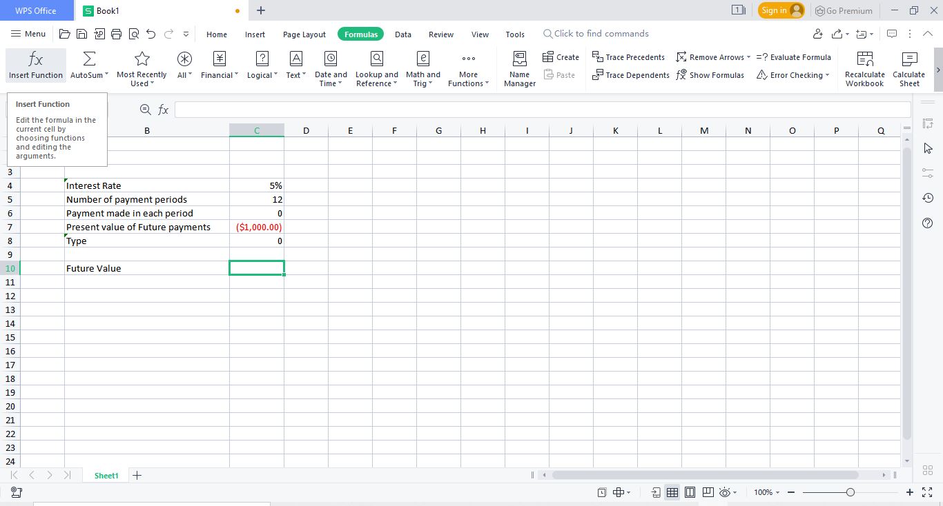 How To Use Future Value Function In Excel WPS Office Academy
