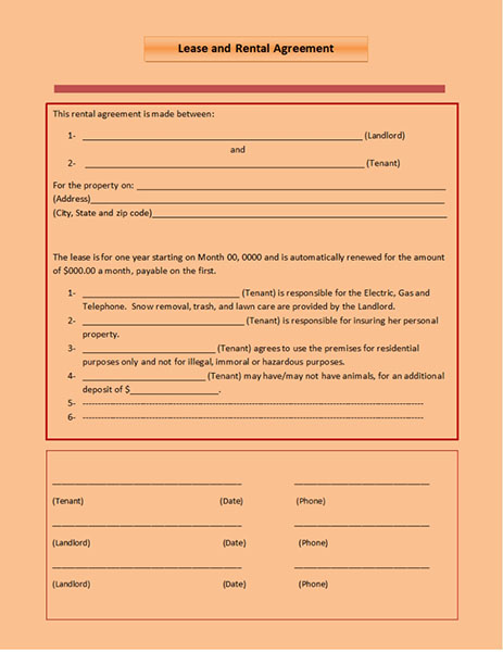 Simple Contract Template Microsoft Word Top 10 Sample Contract