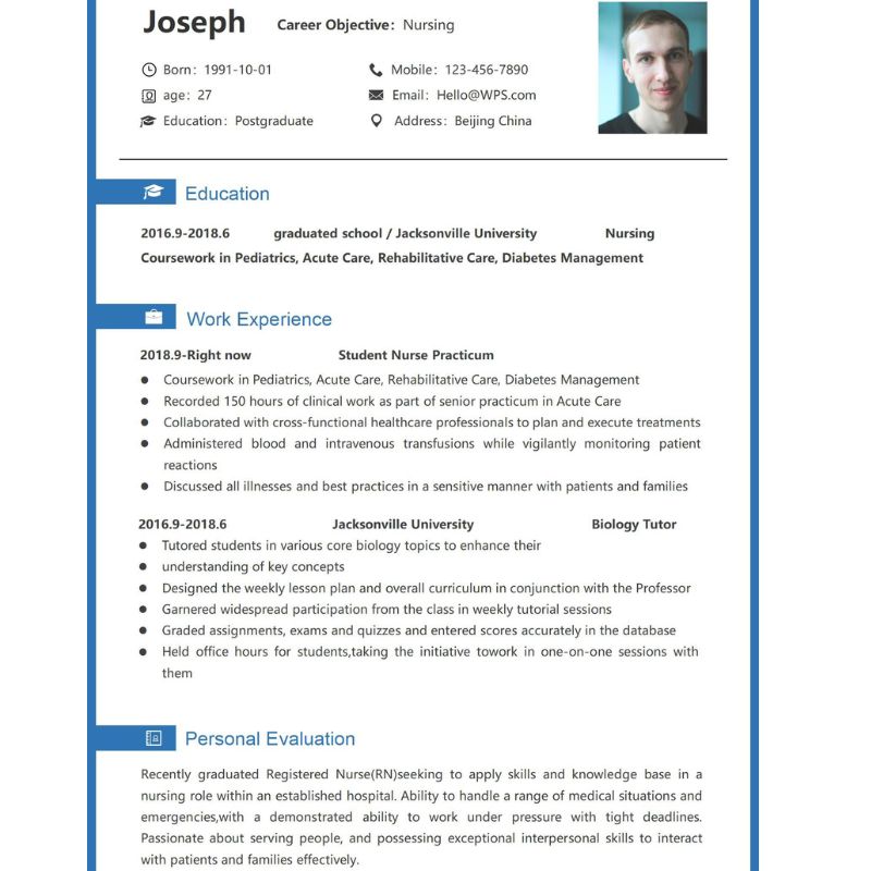 My Objective For A Job
