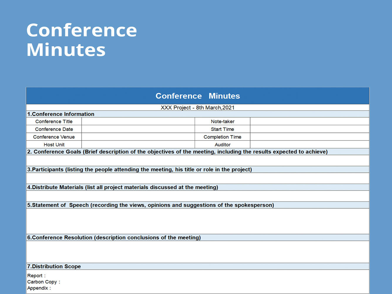Excel Meeting Minutes Templates Free Printable Form Templates And Letter