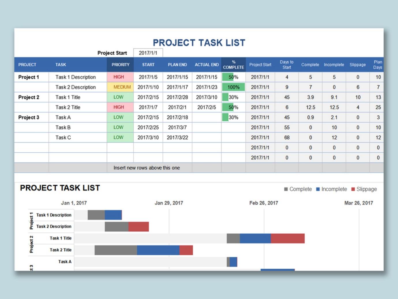 Excel Workflow Template