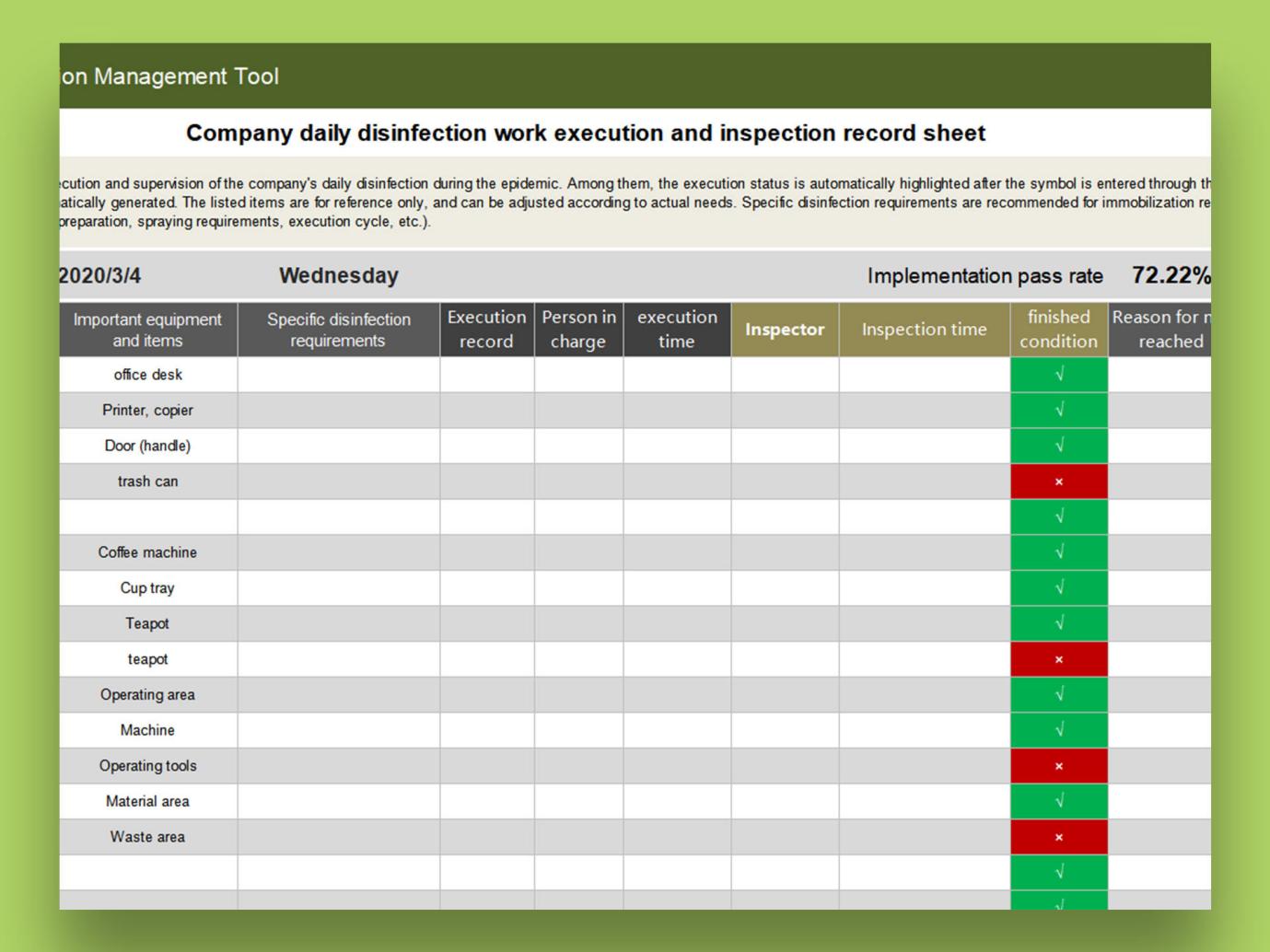 Test Plan Excel Template