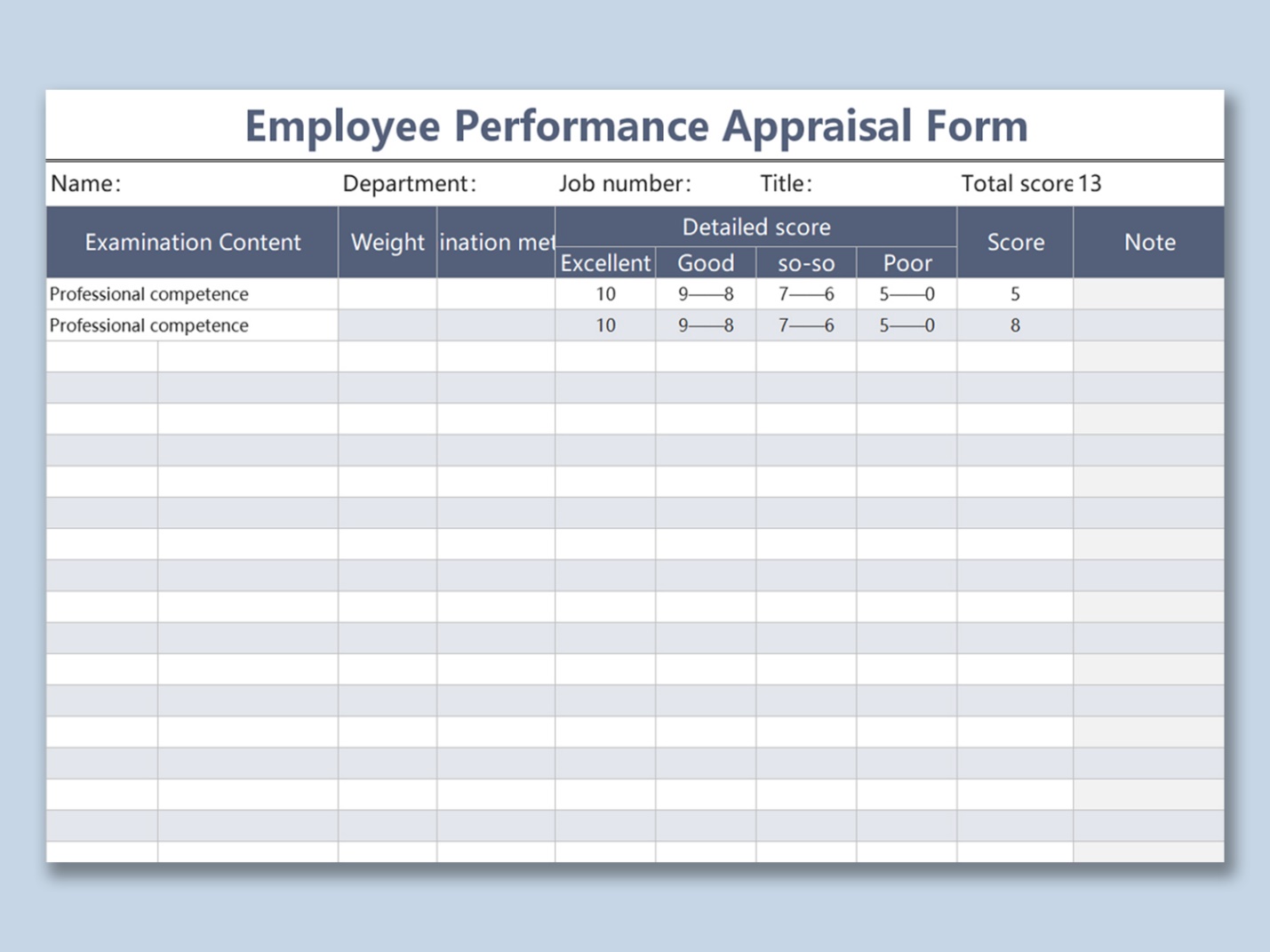 Thigh Nurse Rack Excel Performance Tracker Template Housing Idea Metaphor
