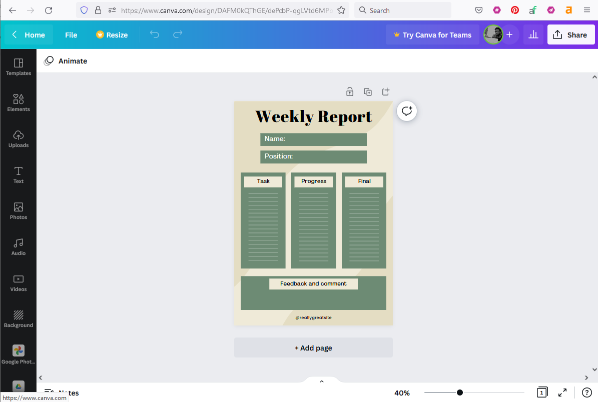 How To Write Or Create A Weekly Report Free WPS PDF Blog