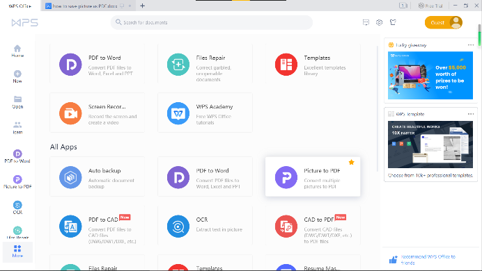 Convert Picture To Pdf of PDF - WPS PDF Blog