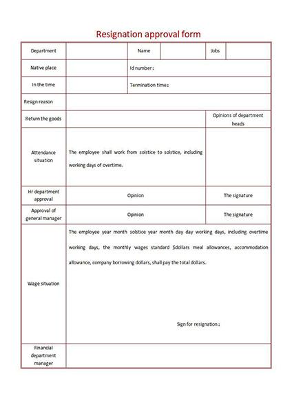 10 Free Letter of Resignation Templates in Word | WPS Office Academy