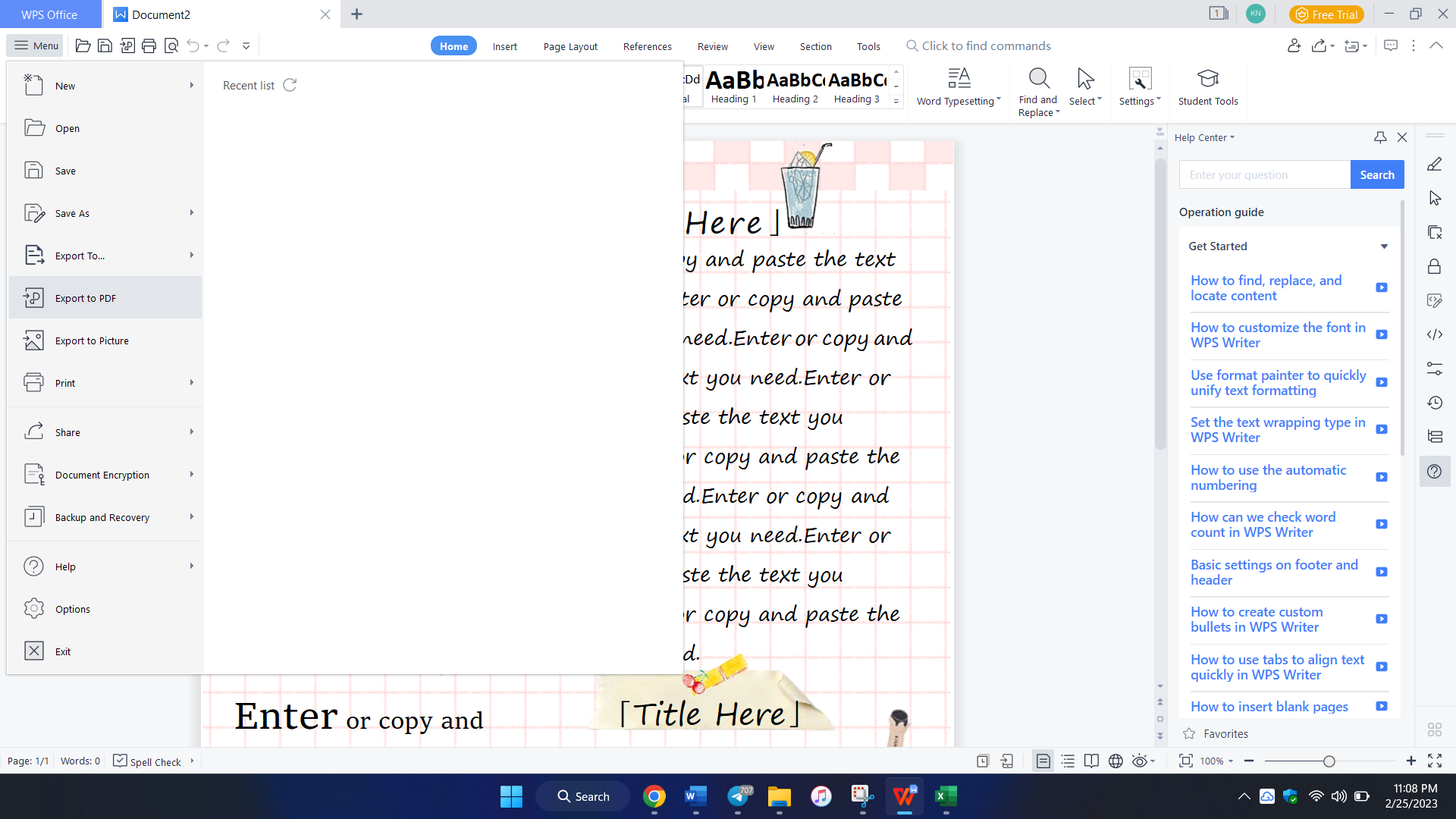 How To Save Word File As PDF Easily In Windows 10 WPS PDF Blog