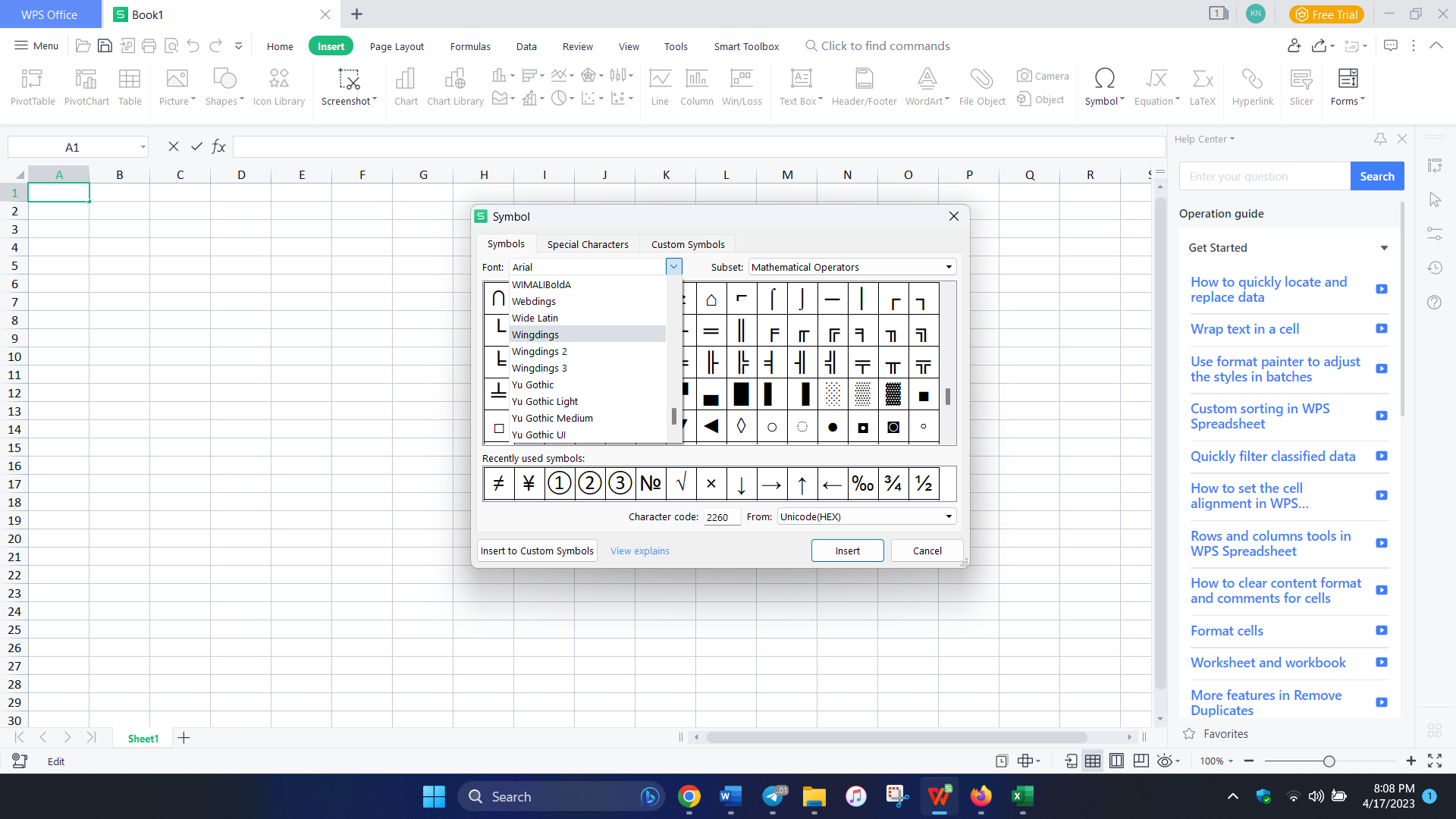 ways-to-insert-check-mark-in-excel-wps-office-academy