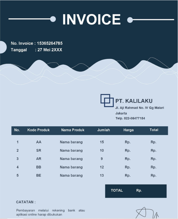 Best 10 Free and Editable Word Invoice Templates in 2023 | WPS Office Blog