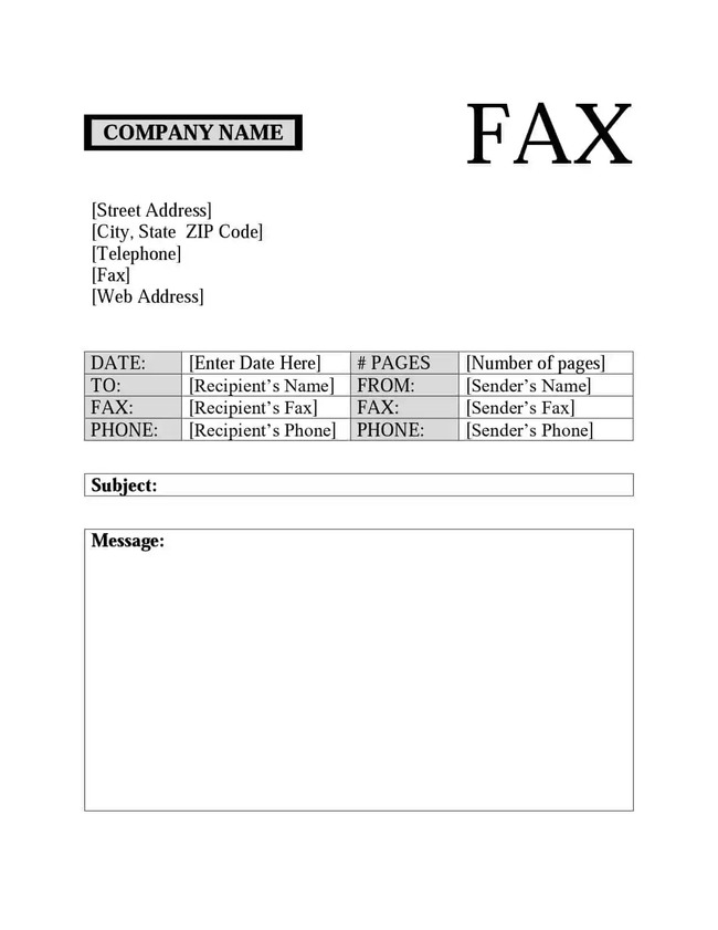 How To Make A Fax Cover Sheet Templates Free Downloads WPS Office Blog