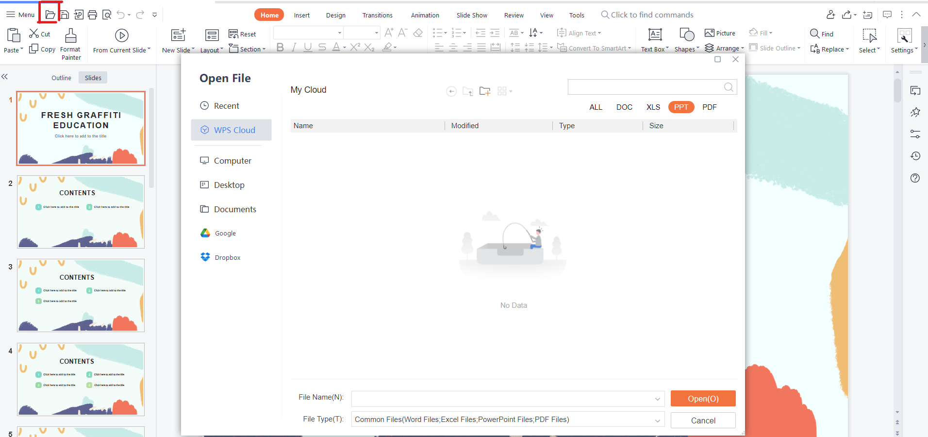 Research Presentation PowerPoint Example | WPS Office Academy