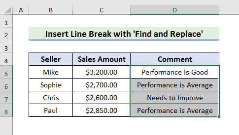 How to Go to Next Line in Excel (4 Easy Methods）