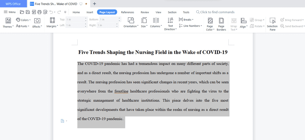 How to Make One Page Landscape in Word