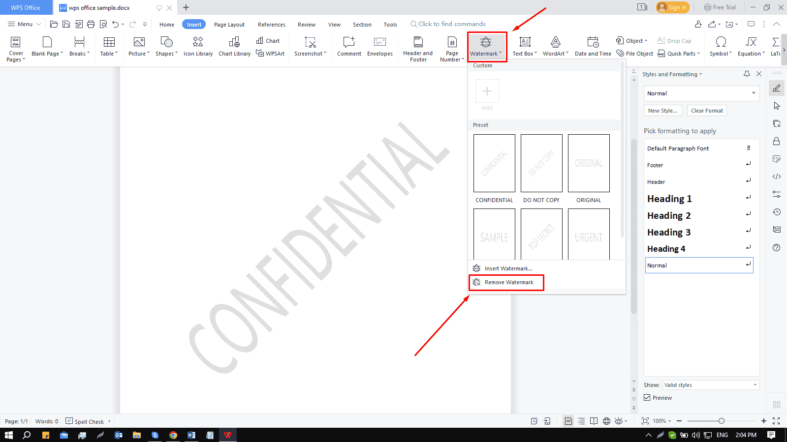 2 Methods to Remove a Watermark in Word [Step-by-Step]