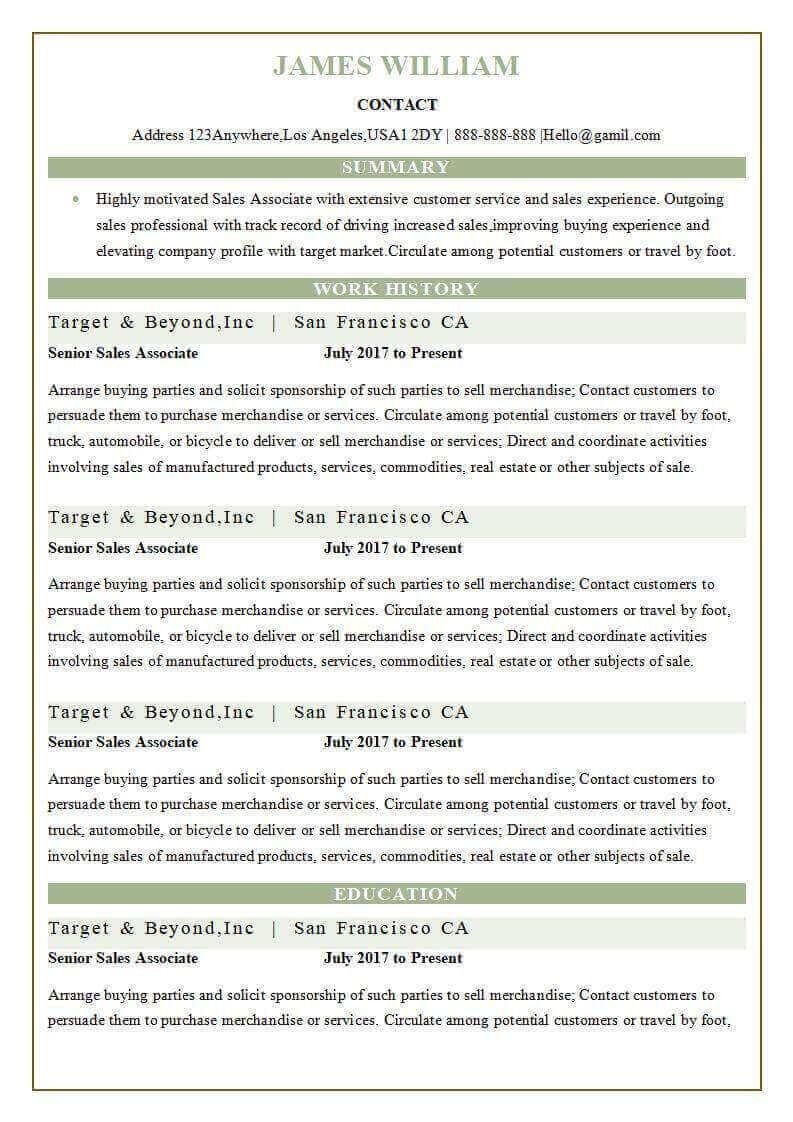 10 Editable Standard CV Templates PDF 2025