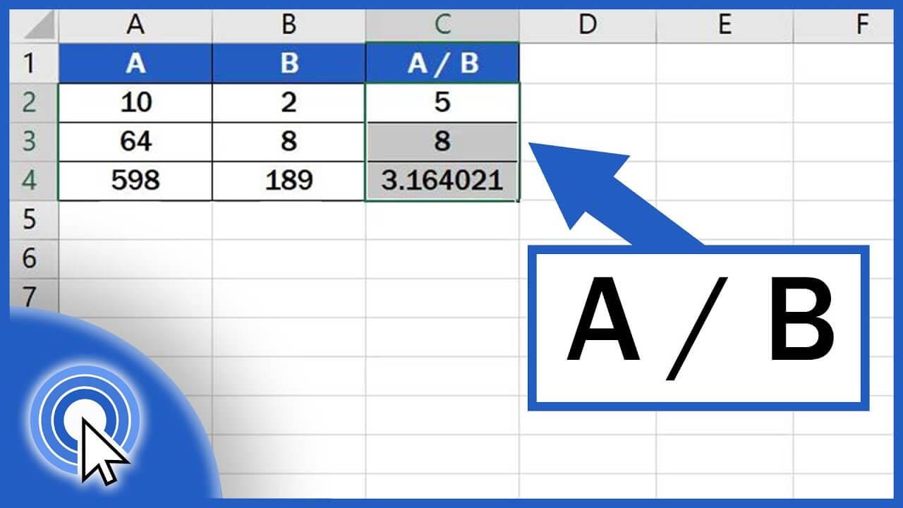 How to Divide in Excel Easy & Fast