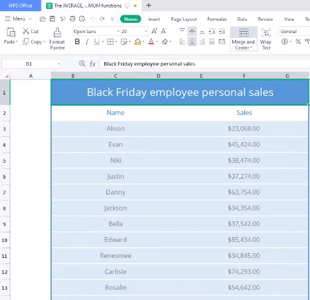How To Use Excel Max Function In Wps Office (Step-By-Step)
