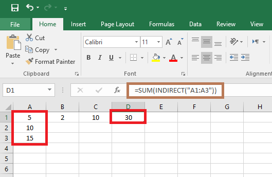 How to Use Indirect Function in Excel ( Easy & Fast
