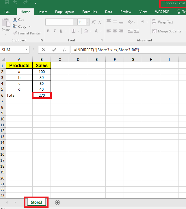 How to Use Indirect Function in Excel ( Easy & Fast