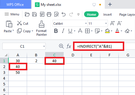 How to Use Indirect Function in Excel ( Easy & Fast